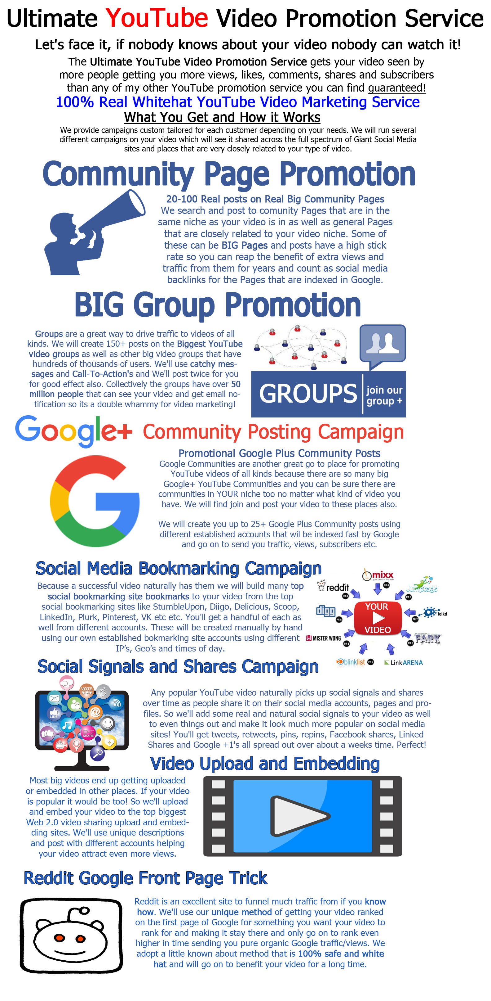 Ultimate REAL YouTube Video Promotion Service - BEST YouTube Promotion ...