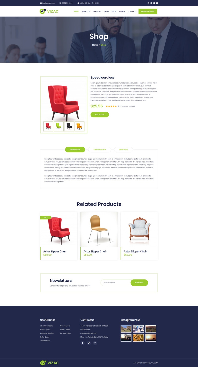 Ready-made template for business. for $5 - SEOClerks