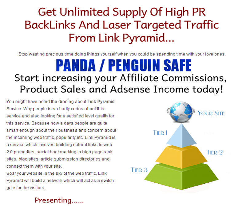 Provide Link Pyramid Service - 3 Tiers/6 Platforms/+ 5670 Unique High ...
