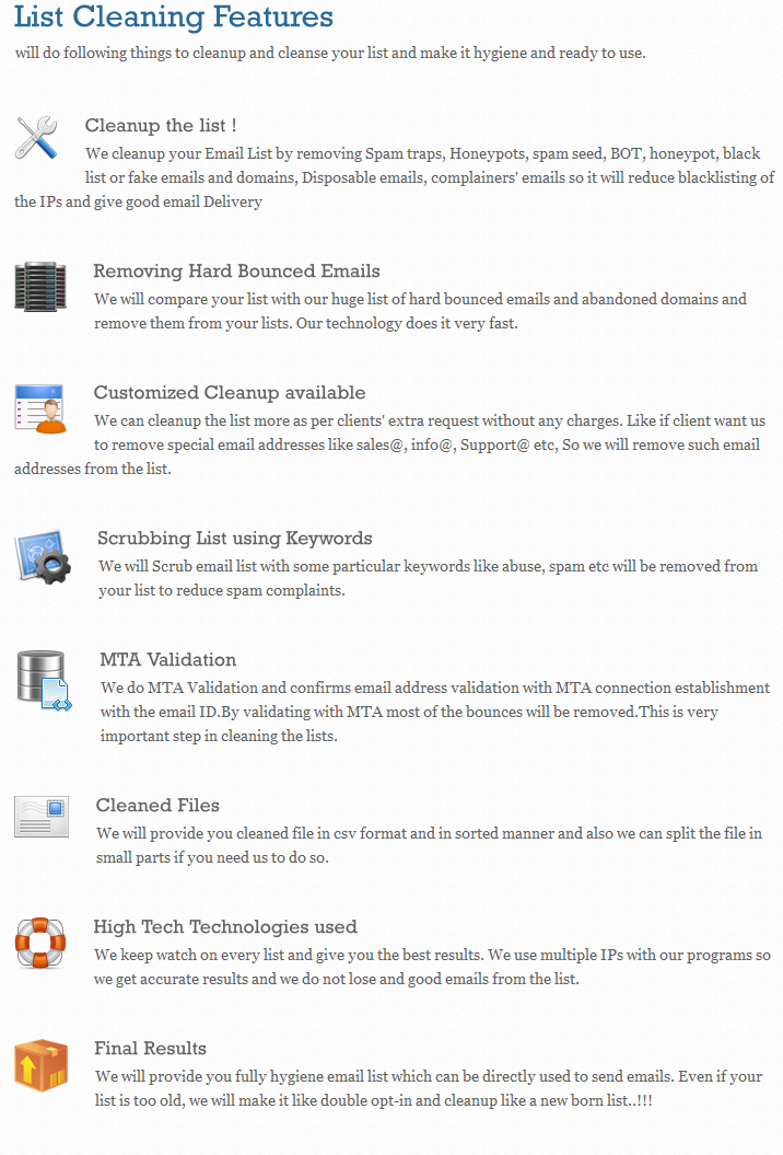 clean, scrub and validate your email list clean, scrub and validate ...