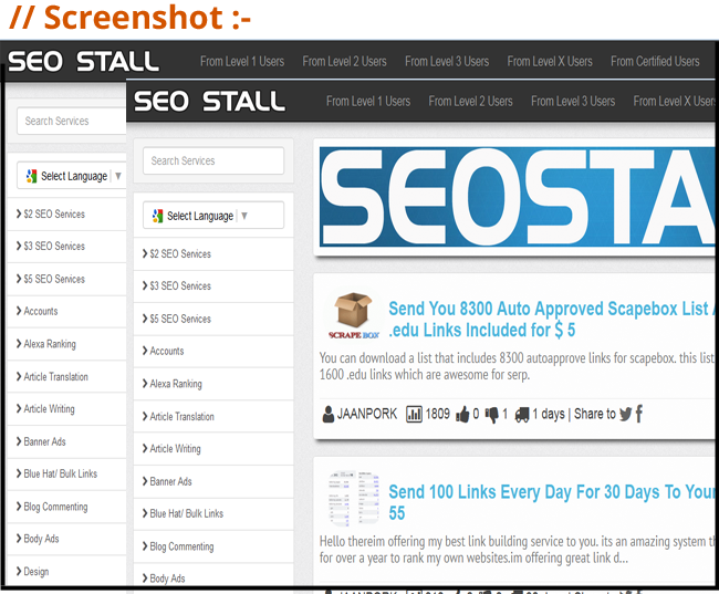 Collection of 3 Premium Affiliate Store SeoClerks, ListingDoc & CodeClerks, Earn 10+USD per Day ...