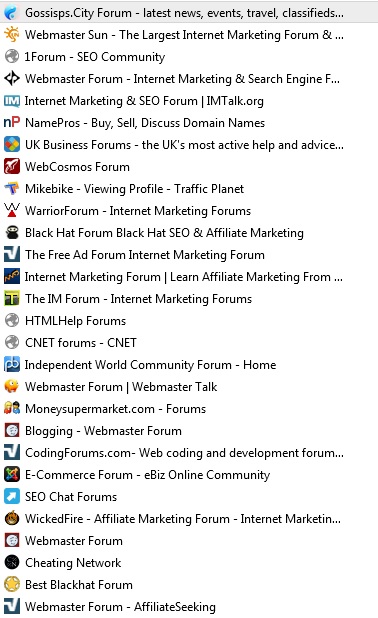 Best forums to join to add links to? - SEOClerks