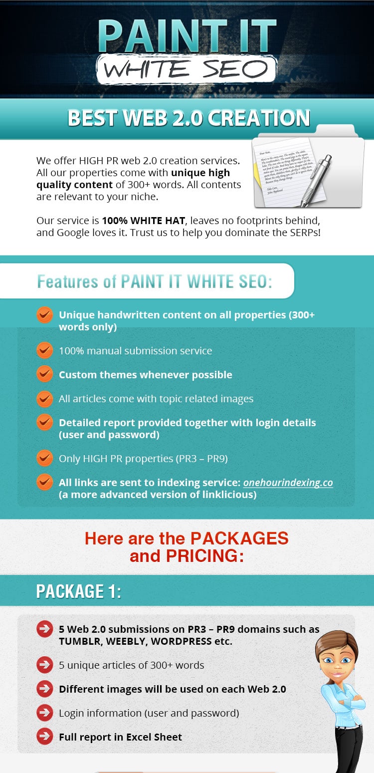 BEST WEB 2.0 CREATION for $60 - SEOClerks